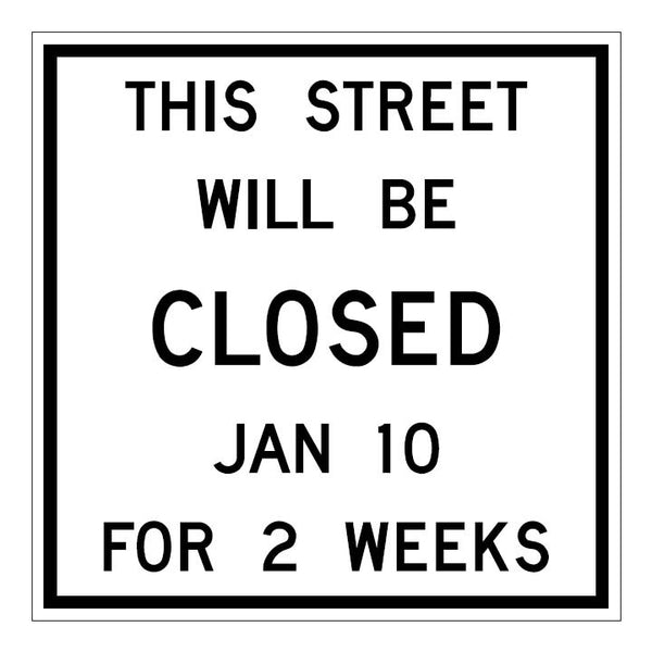 Temporary Conditions Signs Page 3 - Barricade Traffic Services